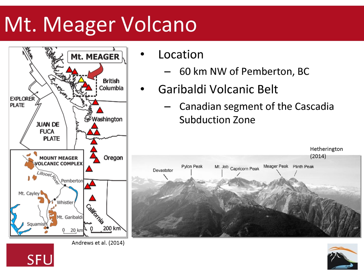 Glyn Williams-Jones – “Mt. Meager Volcano”